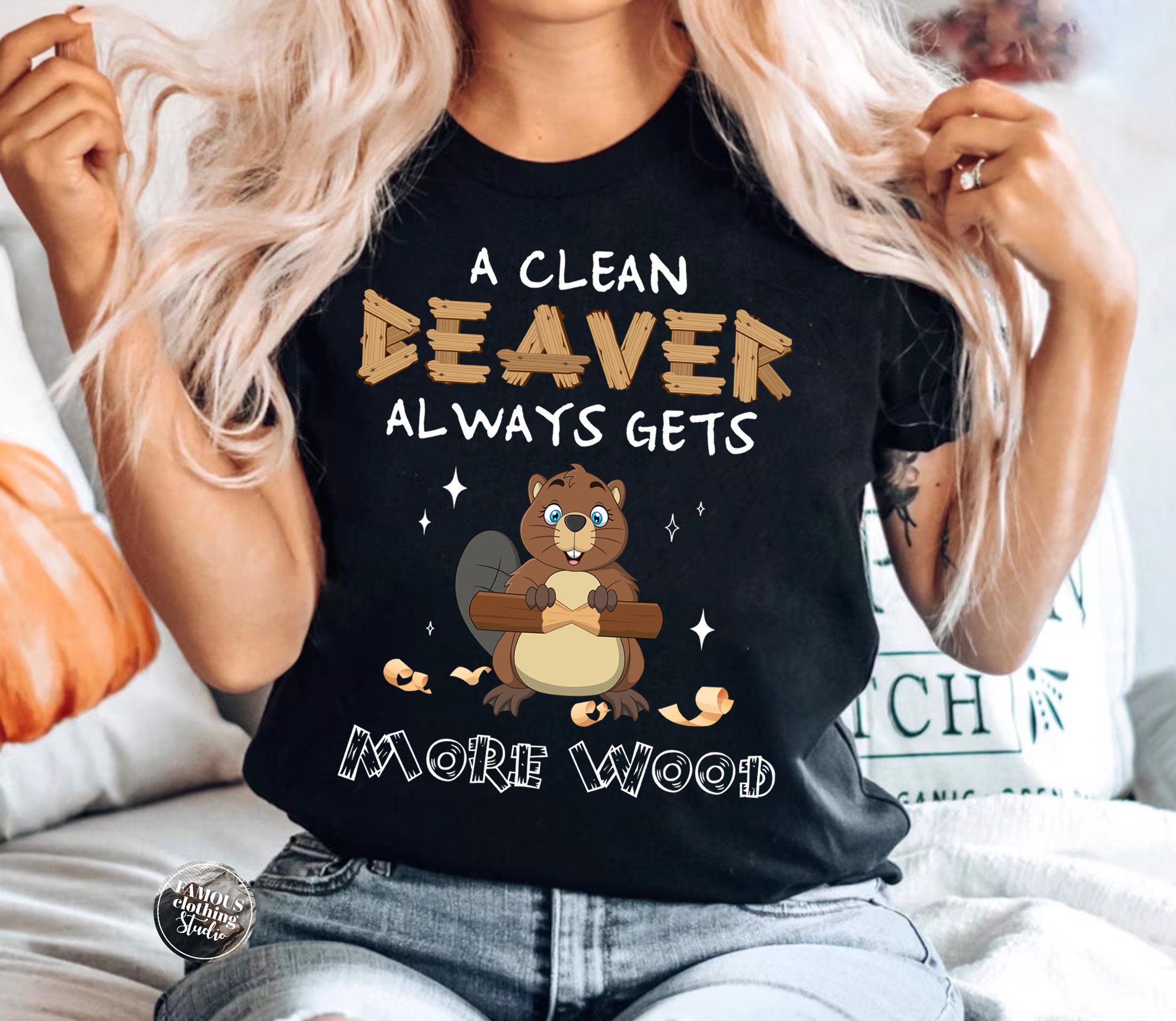 Funny, A Clean Beaver Always Gets More Wood, Joke Sarcastic, Beaver ...
