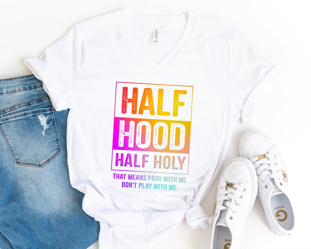 Camisa mitad capucha mitad santa, mitad capucha mitad santa, lo ...