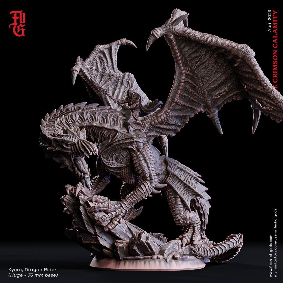 Kyera, Dragon Rider by Flesh of Gods | D&D | Pathfinder - Etsy