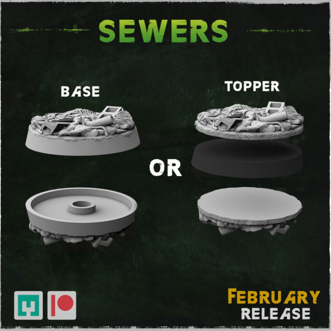 Adepta Temple Area | Miniature Bases | Zabavka Workshop | Tabletop RPG ...