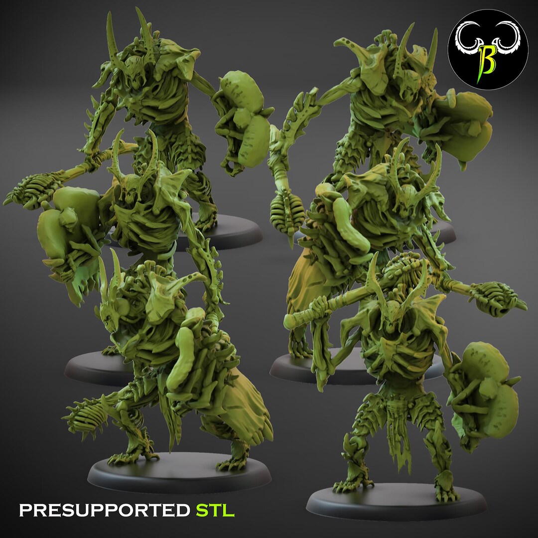 Marrow Construct Shield Squad by Clay Beast Creations | Tabletop RPG ...