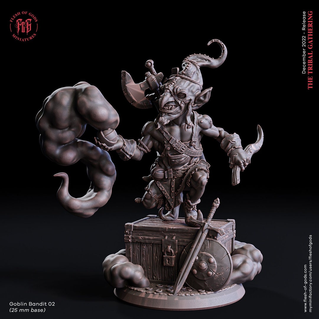 Goblin Bandit by Flesh of Gods | D&D | Pathfinder - Etsy
