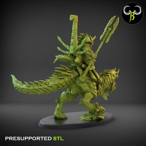 Alpha Carnadon by Clay Beast Creations | Tabletop RPG Miniature Figures ...