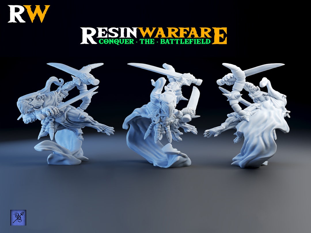 Deathblade Assassin by Resinwarfare | Tabletop RPG Miniature Figures - Etsy