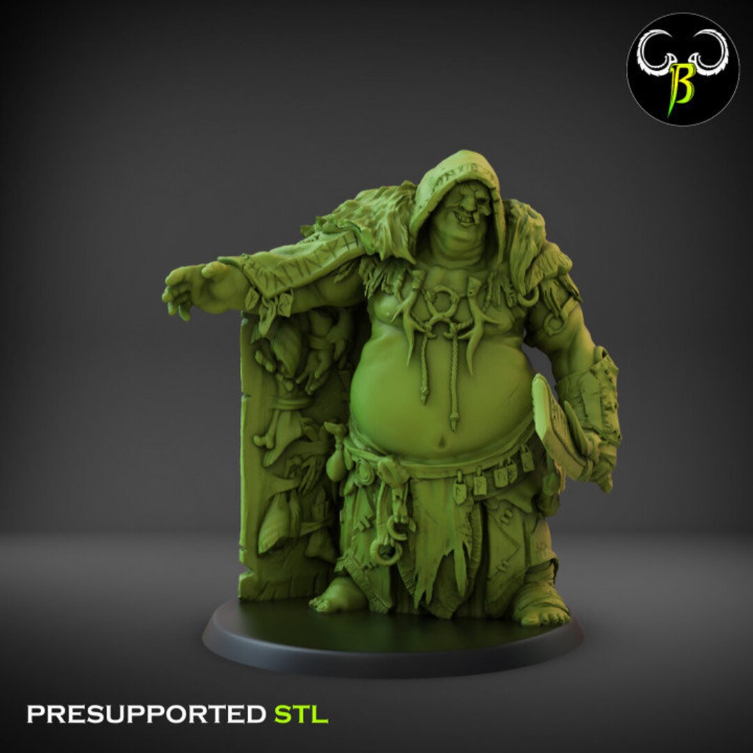 Grim Prophet by Clay Beast Creations | Tabletop RPG Miniature Figures - Etsy