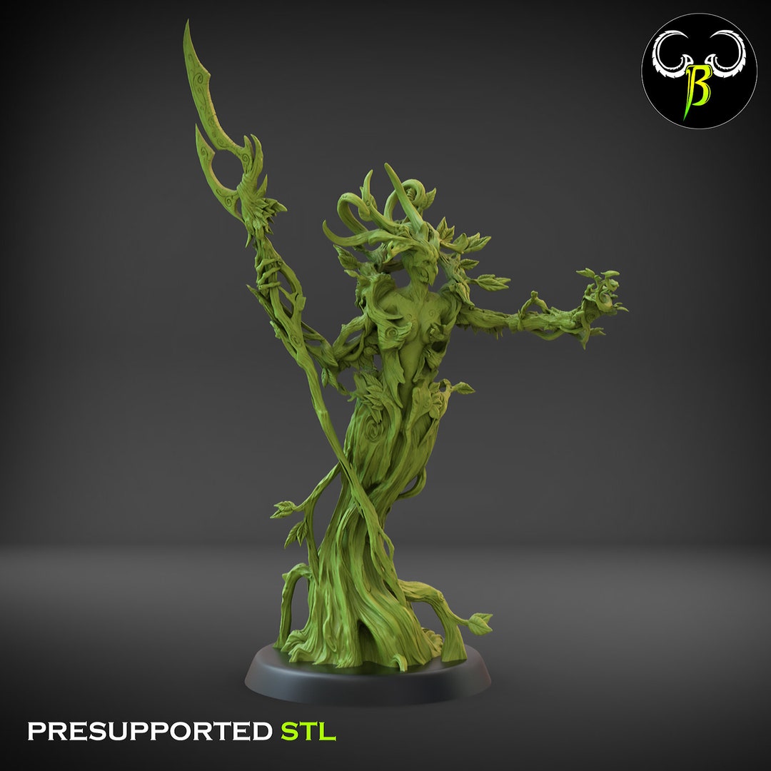 Ivy Sorceress by Clay Beast Creations | Tabletop RPG Miniature Figures ...