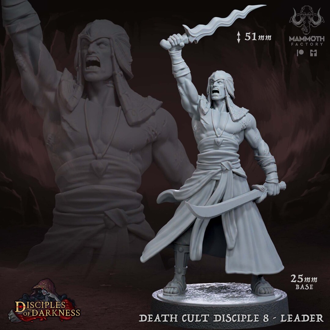 Death Cult Disciples by Mammoth Factory | D&D | Pathfinder - Etsy