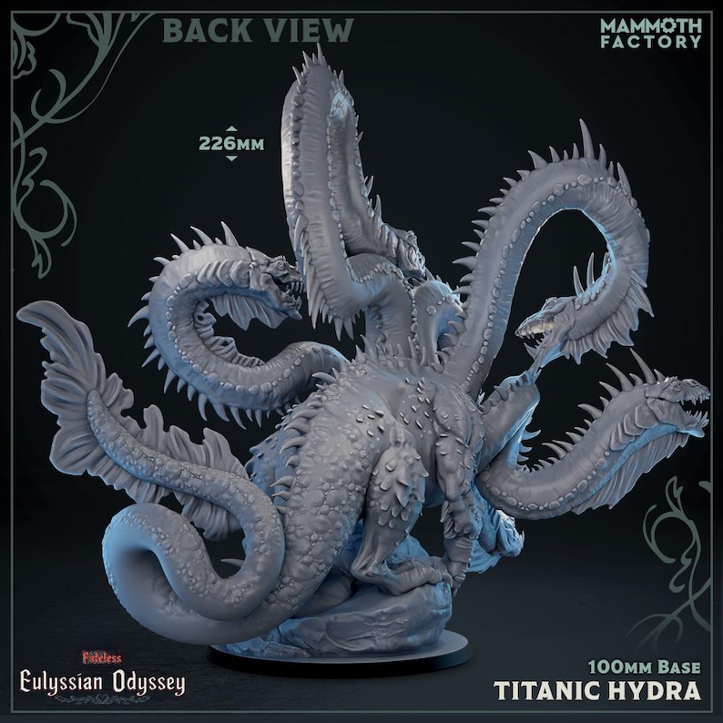 Dungeon and Dragons | Hydra | Titanic Hydra by Mammoth Factory | D&D ...