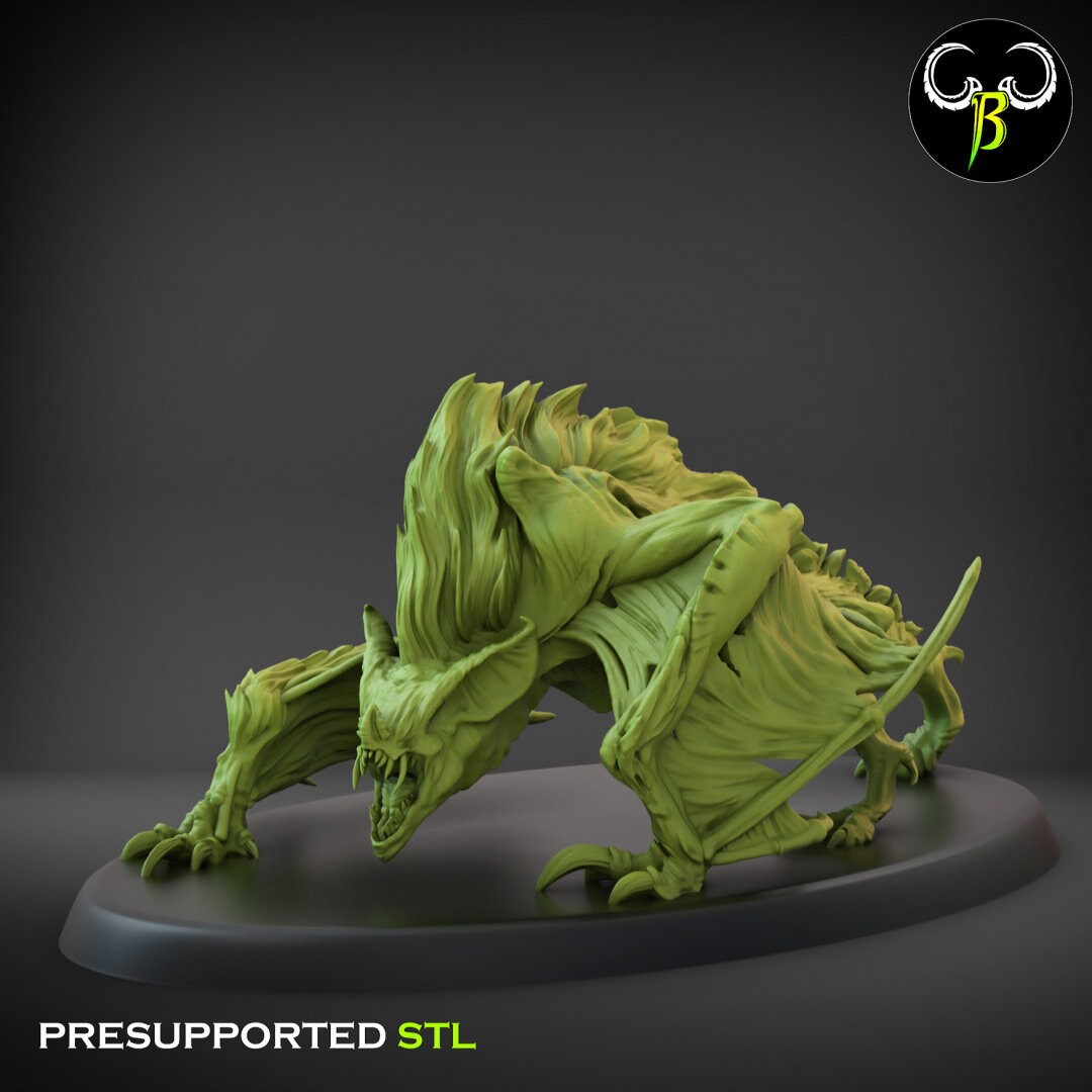 Savage Vampire by Clay Beast Creations | Tabletop RPG Miniature Figures ...
