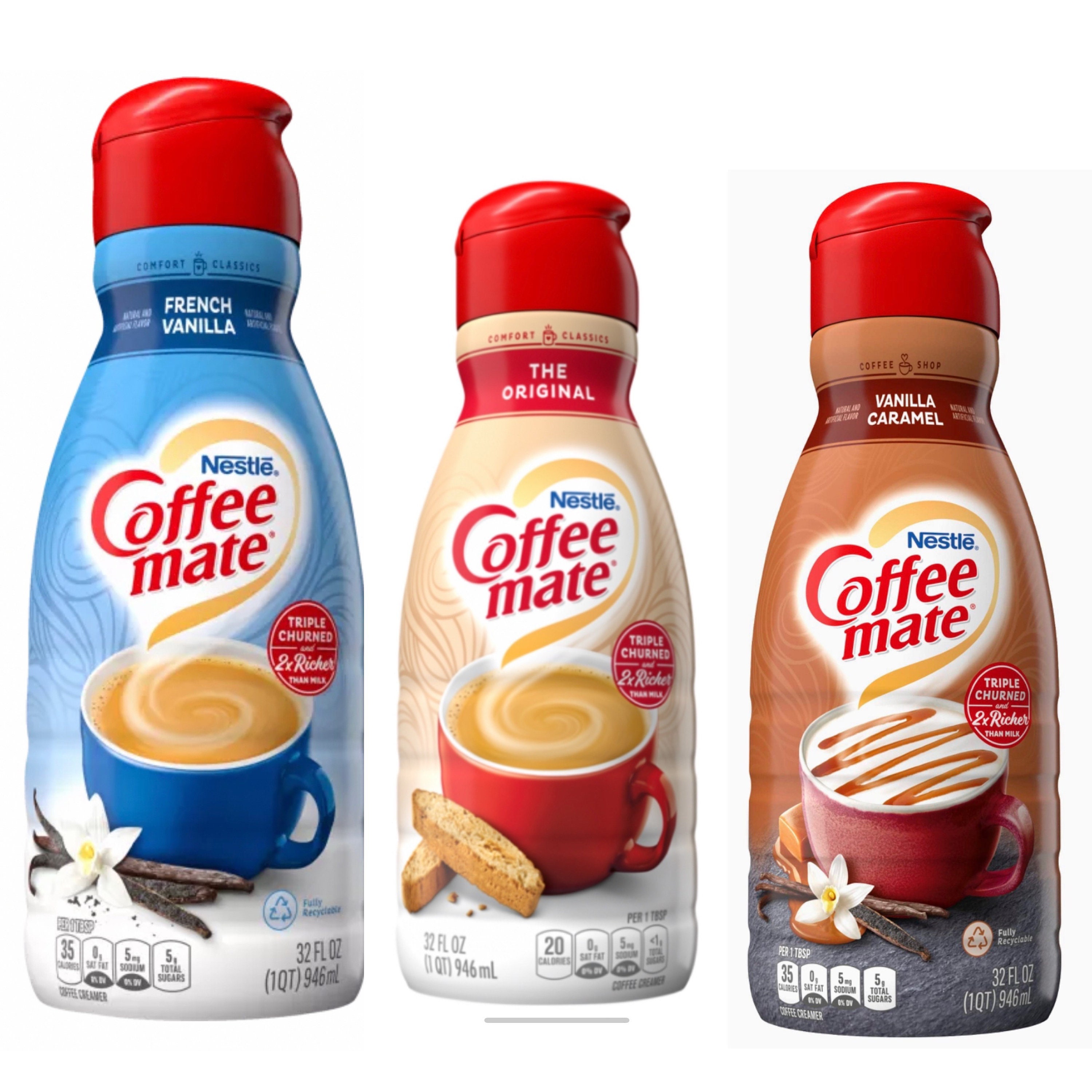 Coffee Mate Coffee Creamer Choose Your Flavors 2 X 32oz Bottles ...