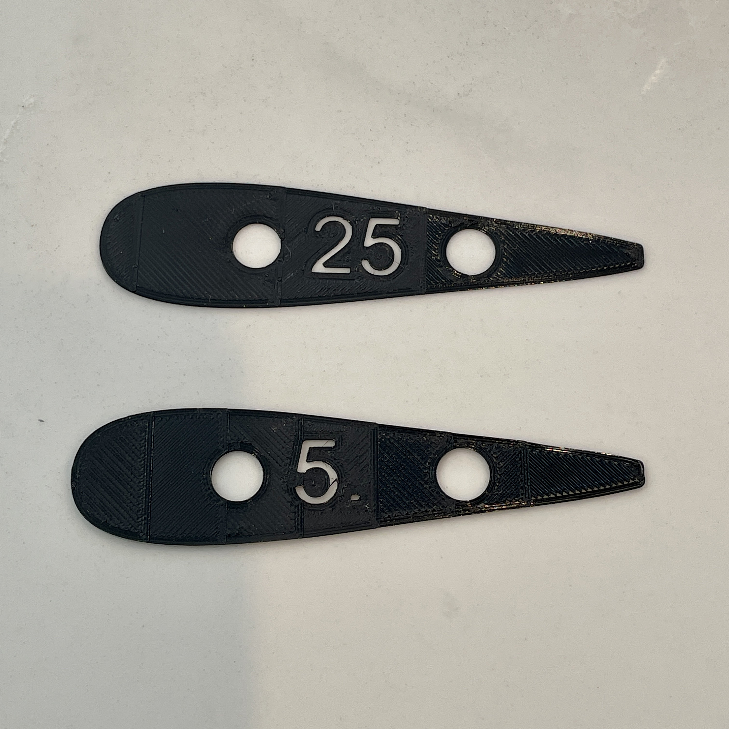 Shims for Axis Foils Black and Red Fuselage Set of 2 - Etsy