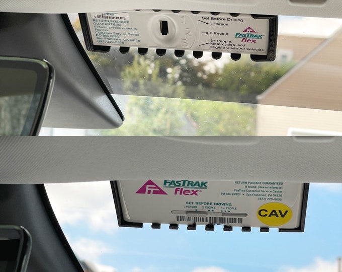Fastrak Flex /cav/metro Holder for Windshield for Tesla S/3/Y ...