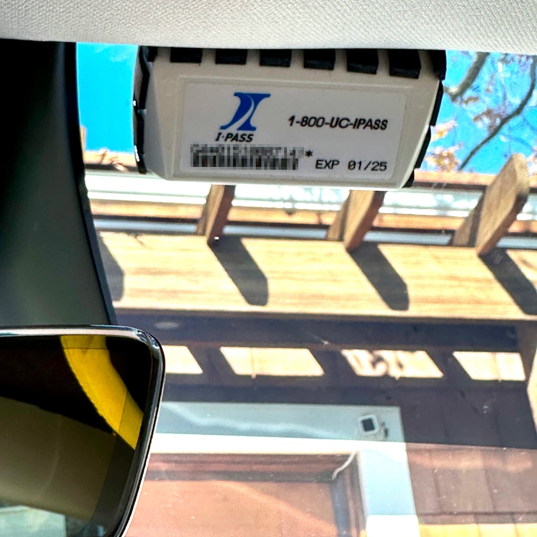 IPASS Illinois IL Holder for Windshield for Tesla S/3/Y, Removable I ...