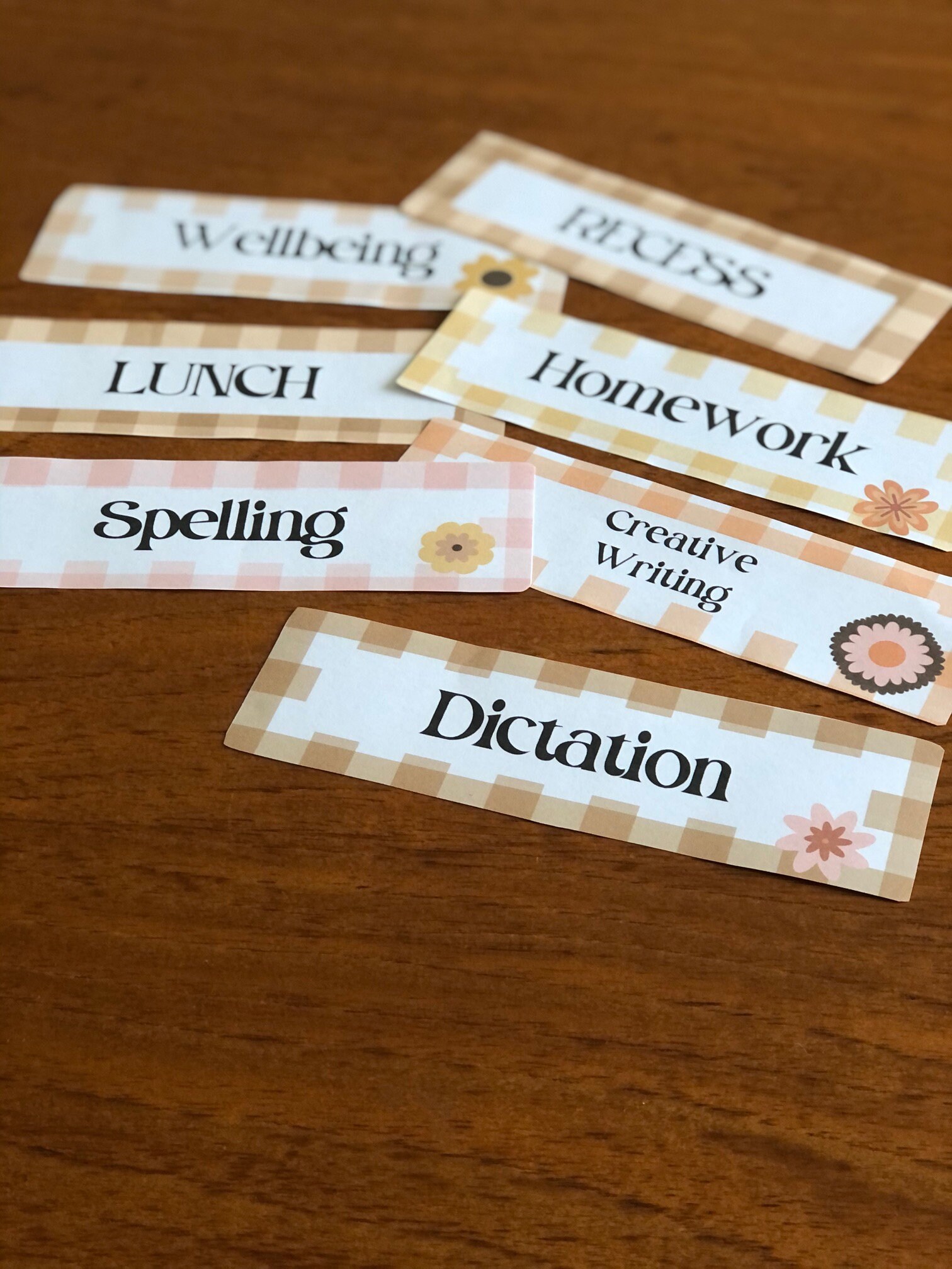 Wildflower Classroom Editable Visual Timetable Daily Schedule ...