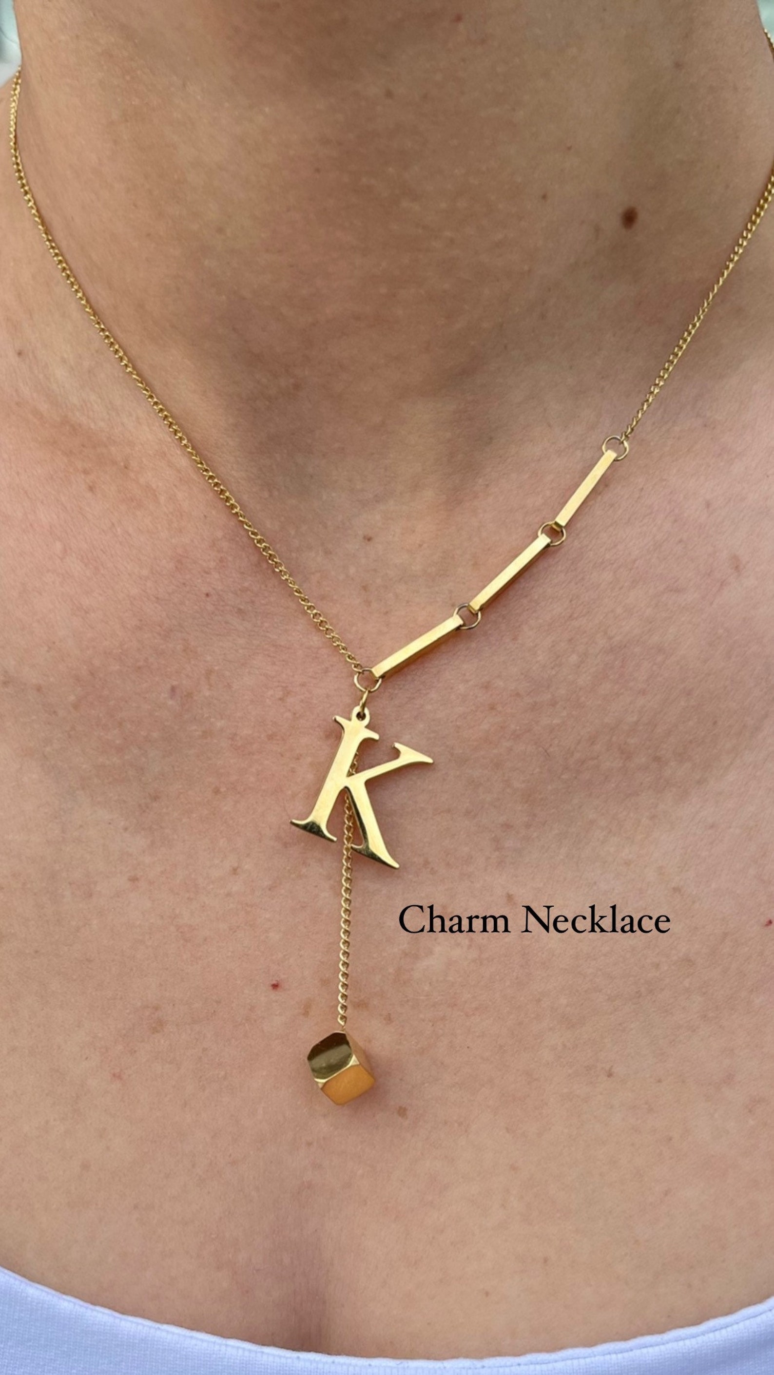 Couple Necklace Set of 2 Multi Initial Necklace Christmas Gifts for ...