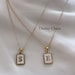 Couple Necklace Set of 2 Multi Initial Necklace Christmas Gifts for ...