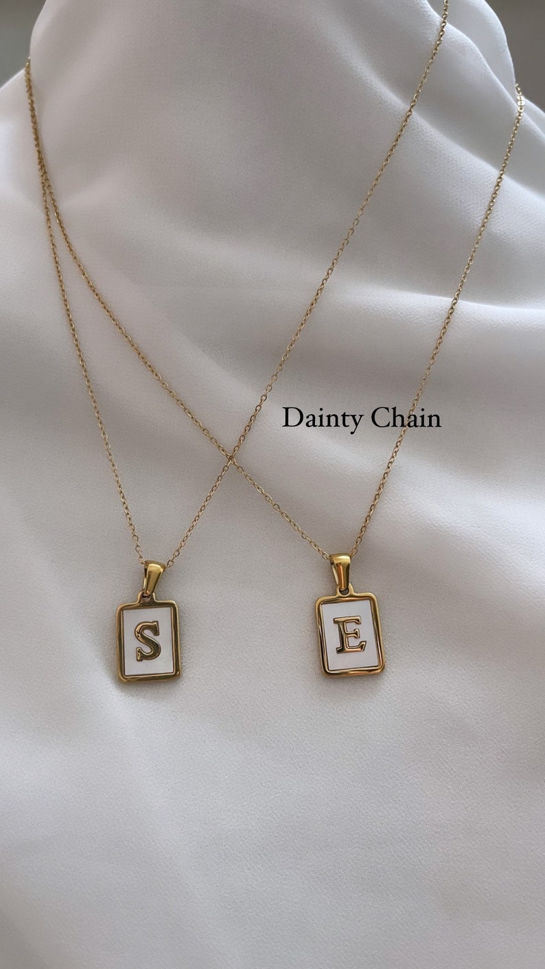 Couple Necklace Set of 2 Multi Initial Necklace Christmas - Etsy