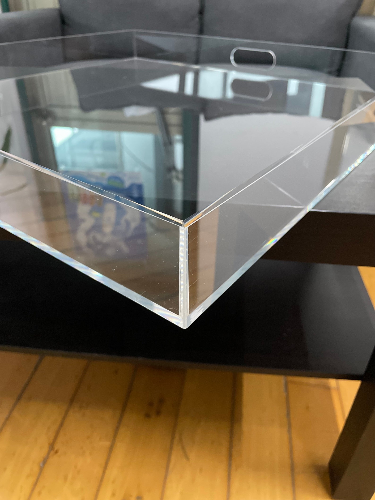 Oversized Ottoman Tray |custom Serving Tray | Large Acrylic Tray ...
