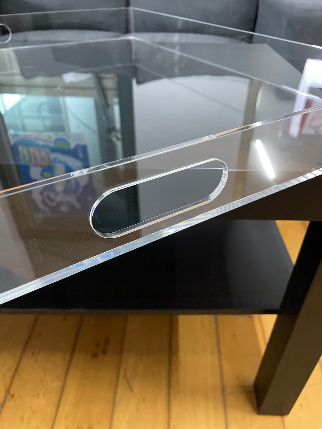 Oversized Ottoman Tray |custom Serving Tray | Large Acrylic Tray ...