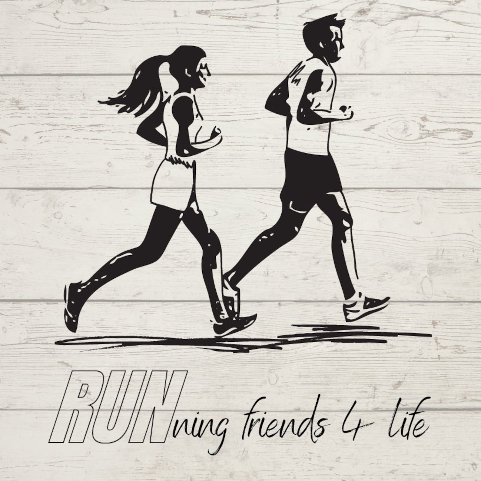 Best Running Friends SVG Friends SVG Friendship Best - Etsy