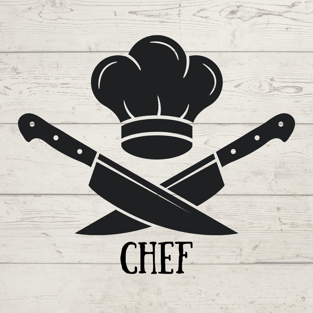 Chef SVG Files, Cooking Cutfile, Cricut, Silhouette, PNG, Digial ...