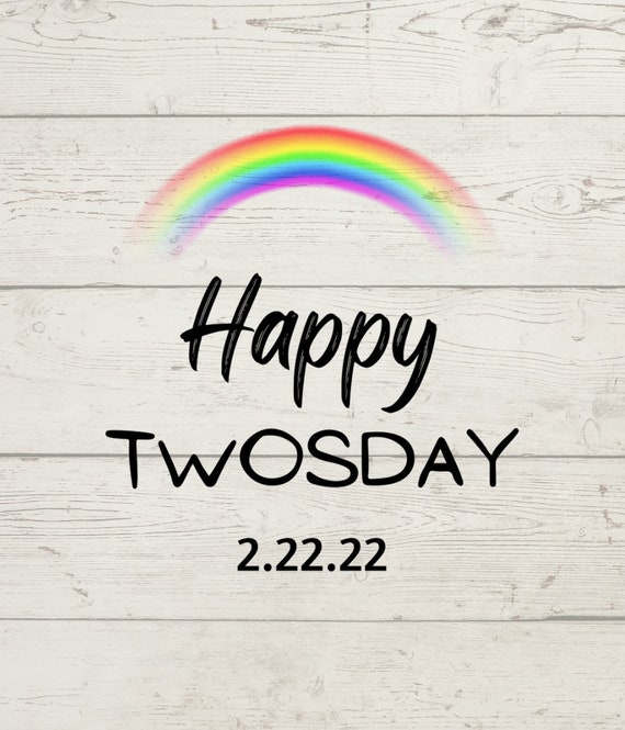 Happy Twosday SVG Twosday 2022 Svg Twosday SVG Twosday Svg | Etsy