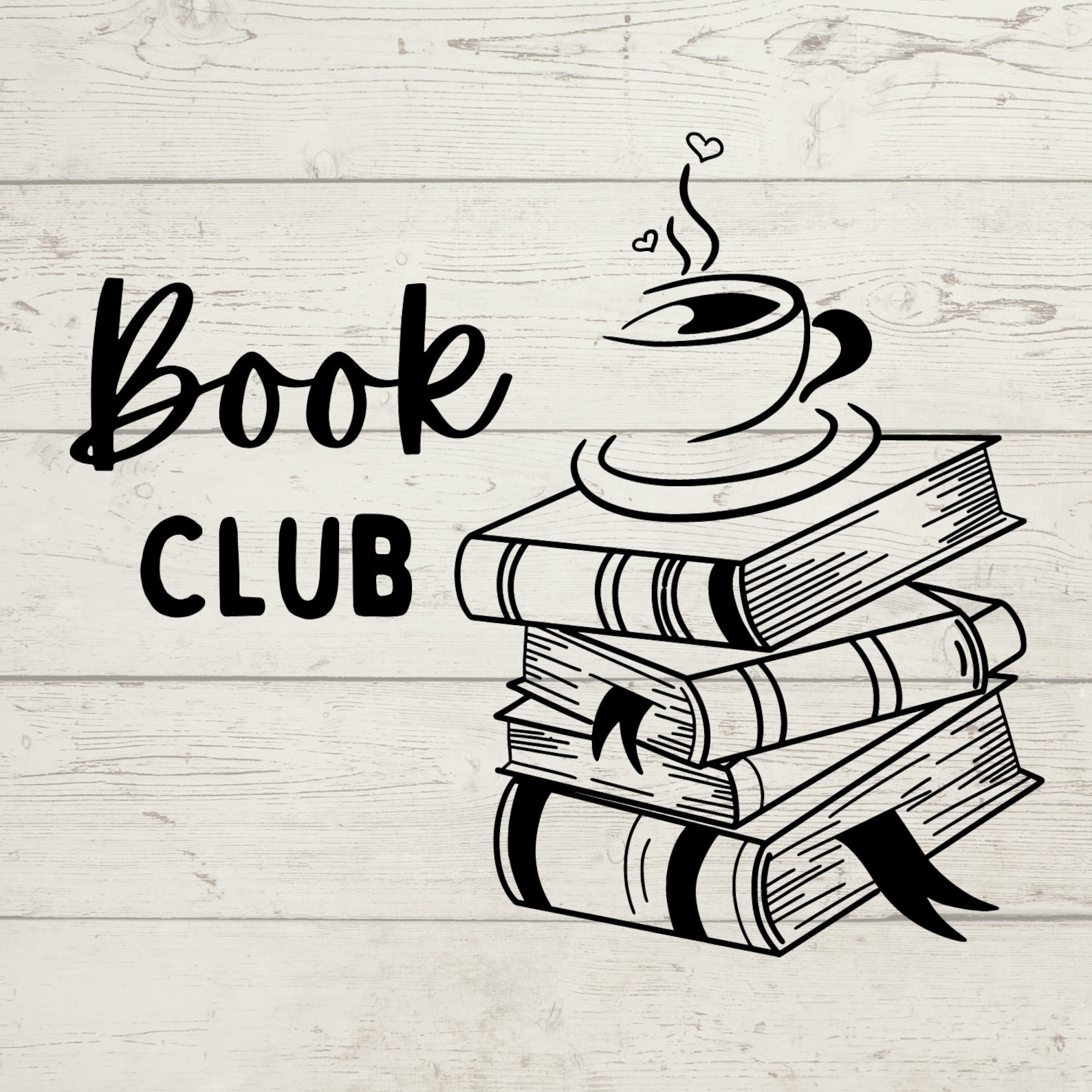 Book Club Svg, Book Club Png, Book Club Bundle, Book Club Designs, Book ...