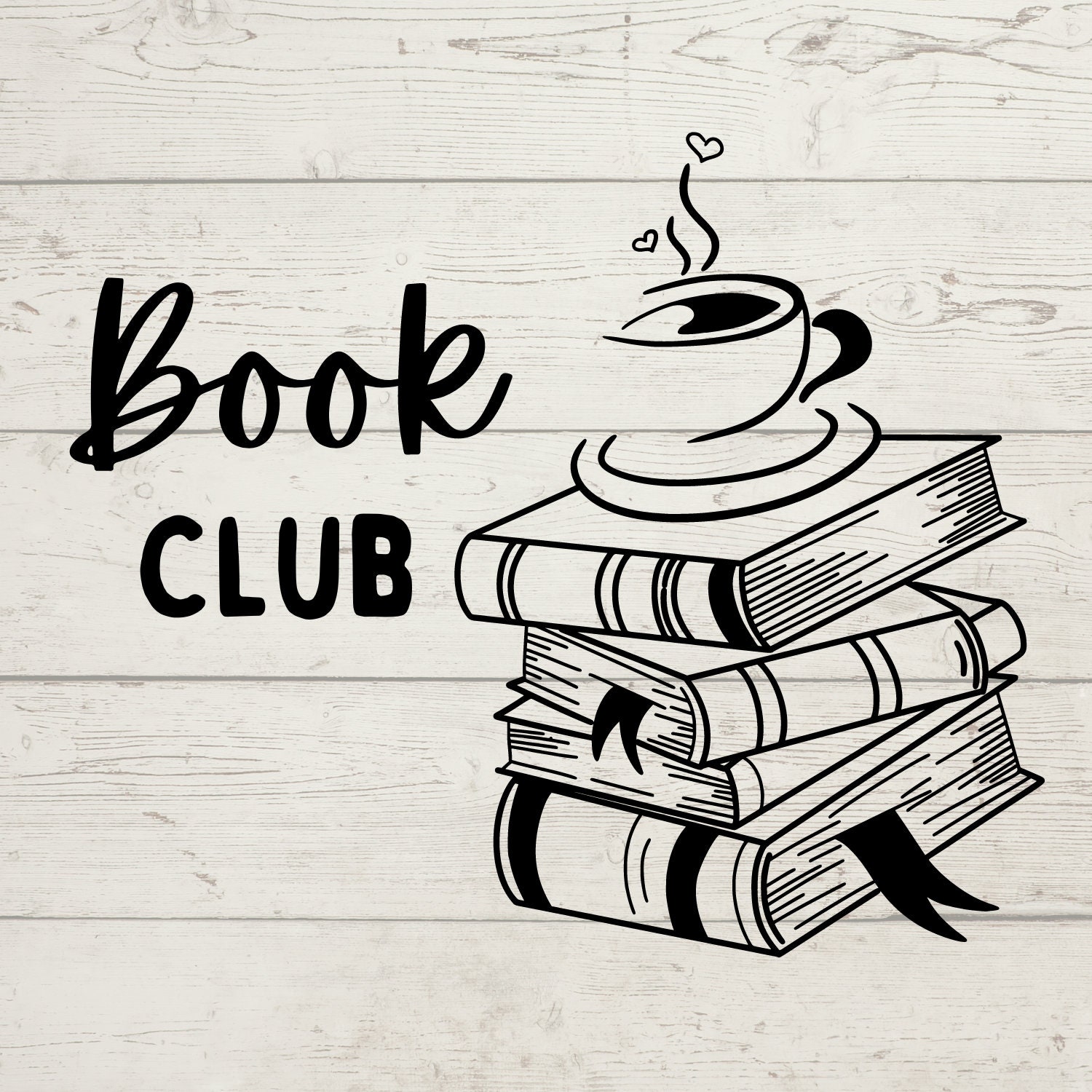 Book Club Svg, Book Club Png, Book Club Bundle, Book Club Designs, Book ...