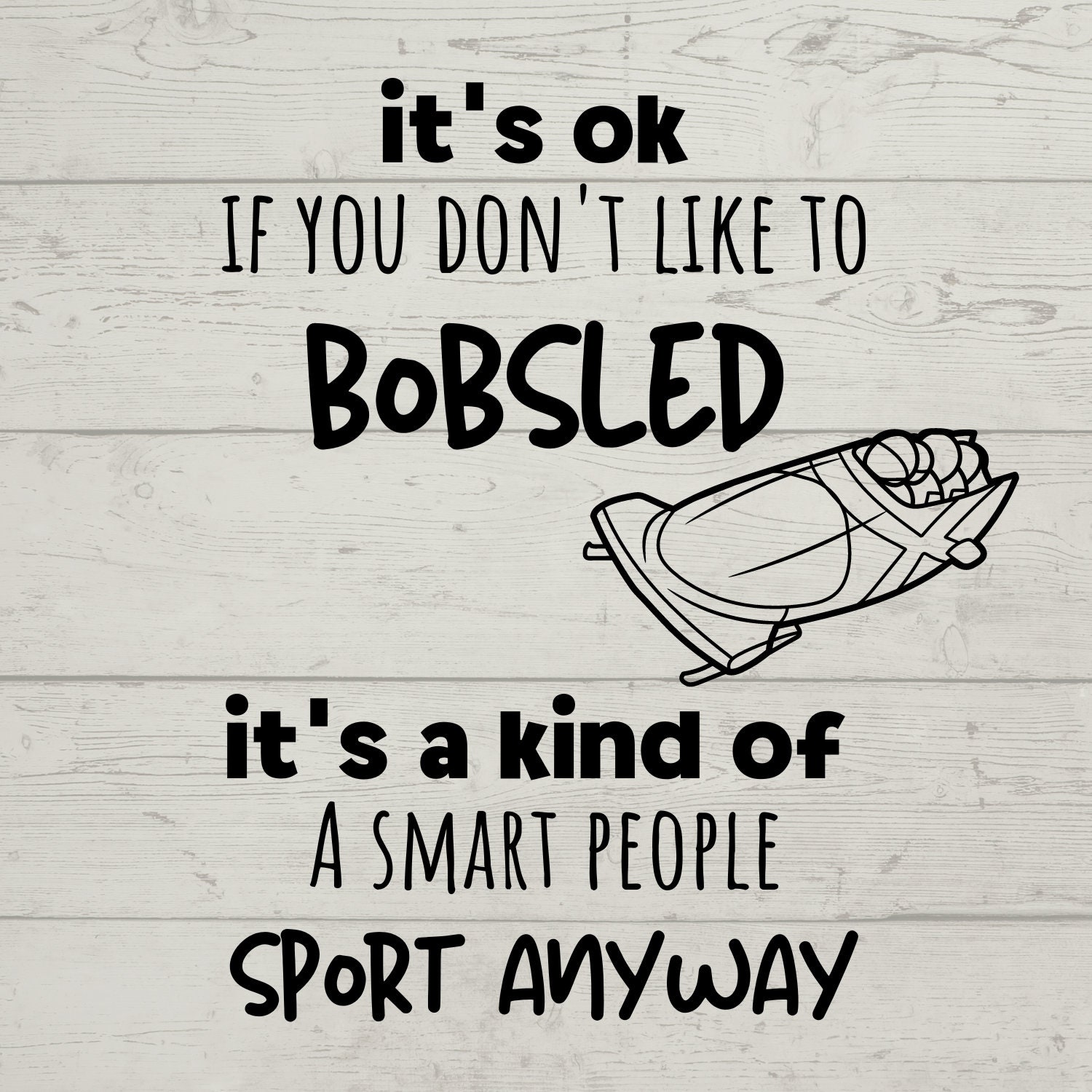 Bobsled SVG, Bobsled Clipart, Winter Sports Svg, Olympic Bobsled Svg ...