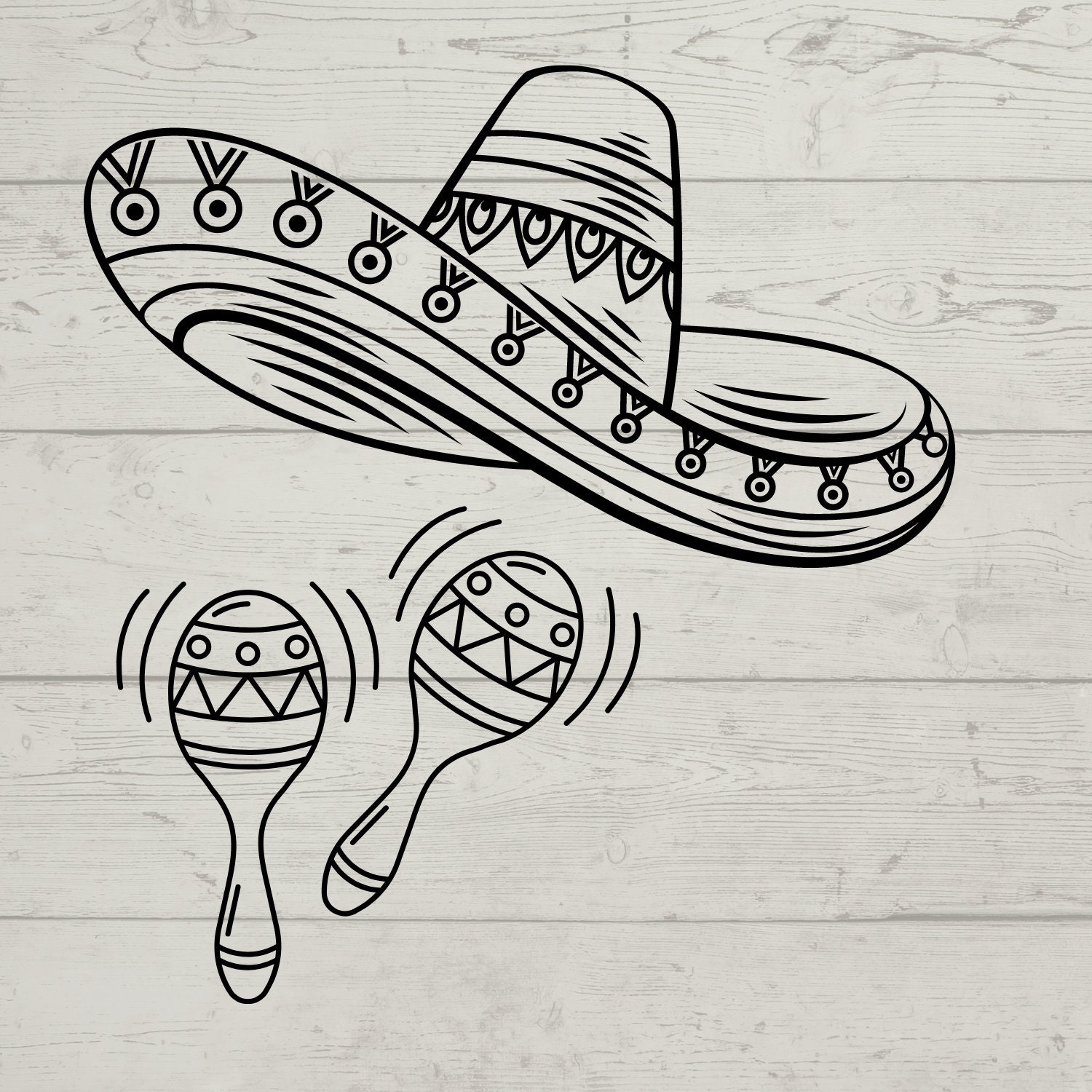 Maracas Svg, Maraca Clipart, Music Svg, Percussion Svg, Fiesta Svg ...