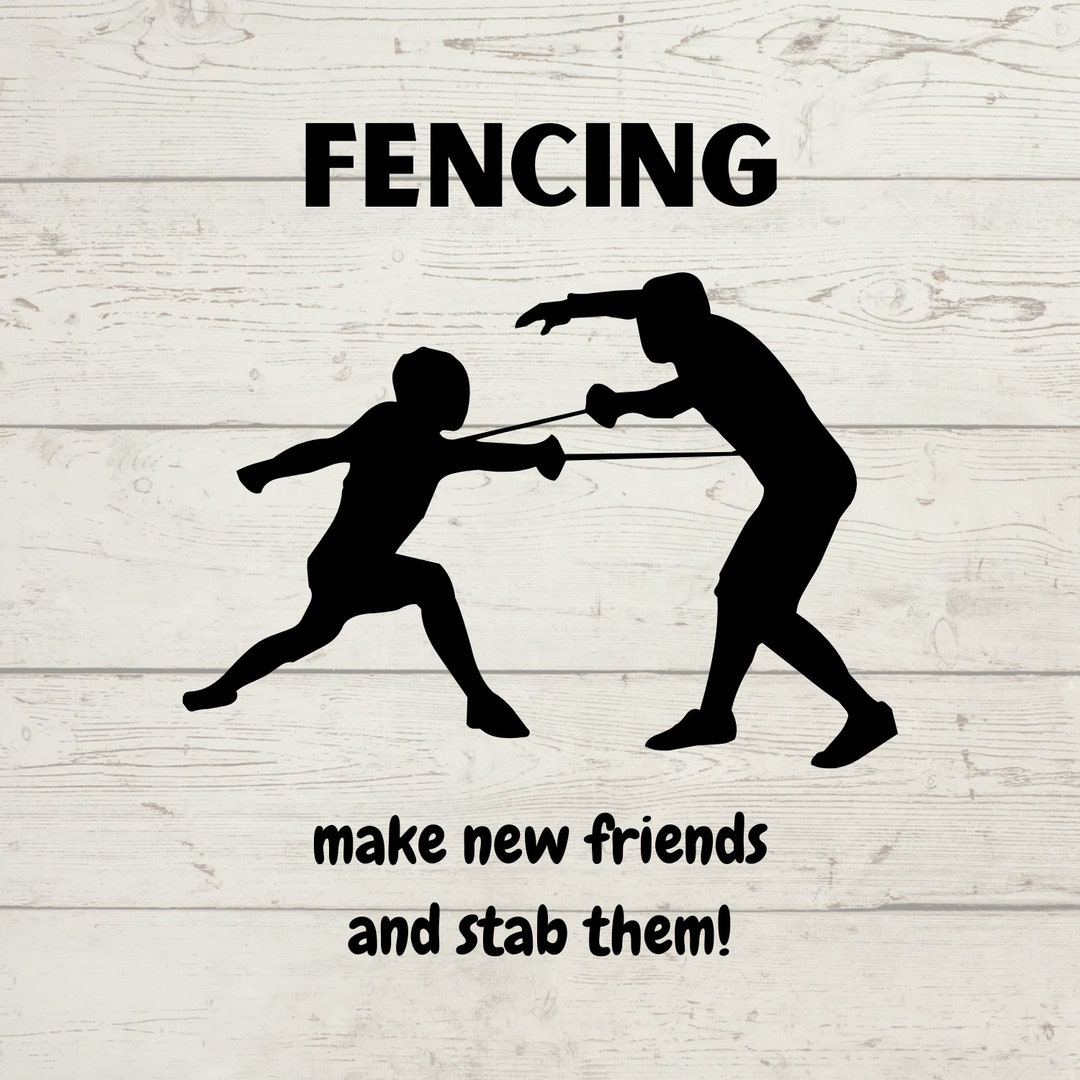 Fencing Svg, Fencing Clipart, Sport Svg, Fencing Silhouette, Fencing ...