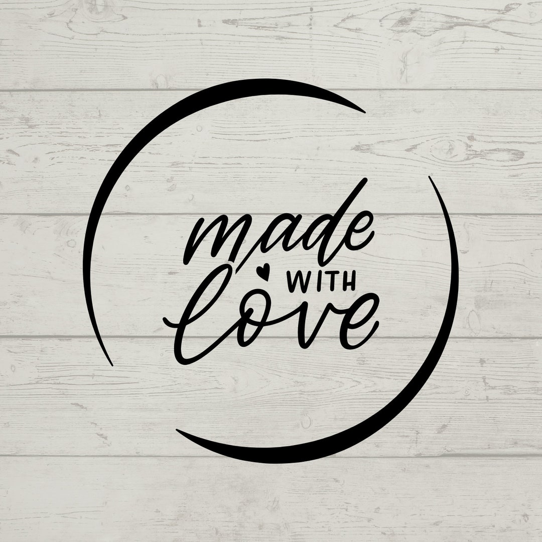 Made With Love Svg, Handmade Svg, Crafters Svg, Diy Project Svg, Love ...