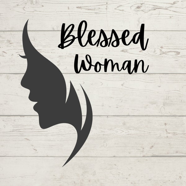 Black Woman Blessed Png - Etsy