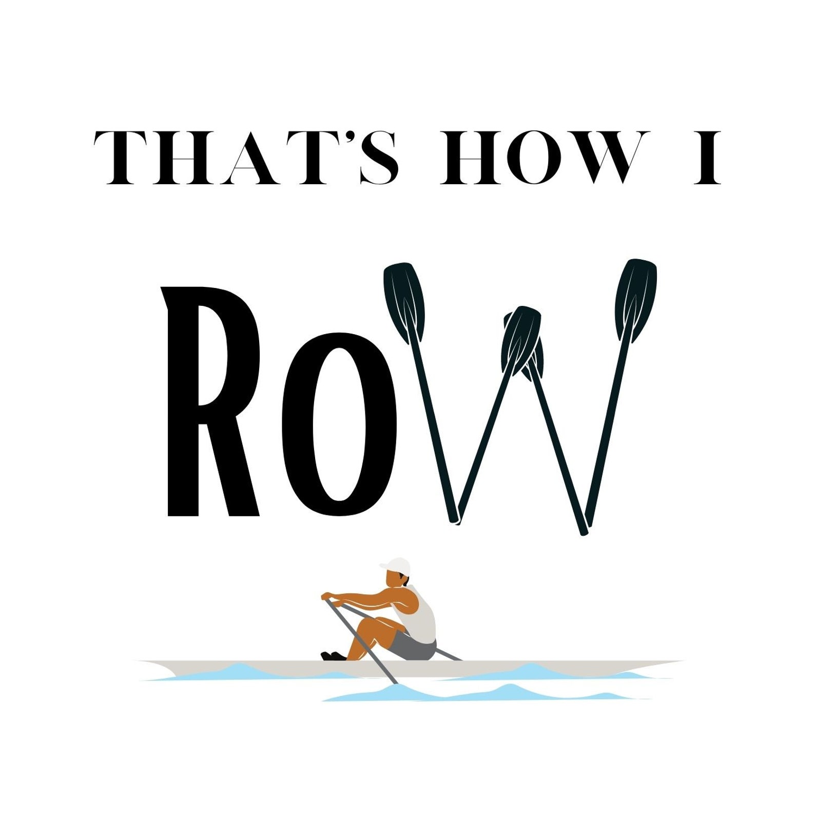 Rowing SVG, Rowing PNG, Cricut, Oar Silhouette Files, PNG, Clipart ...