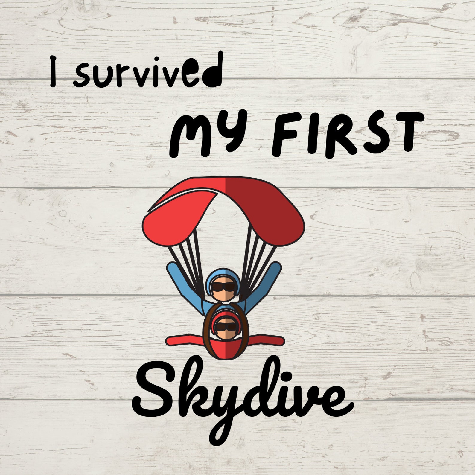 First Skydive SVG, First Skydive PNG, First Skydive Bundle, First ...