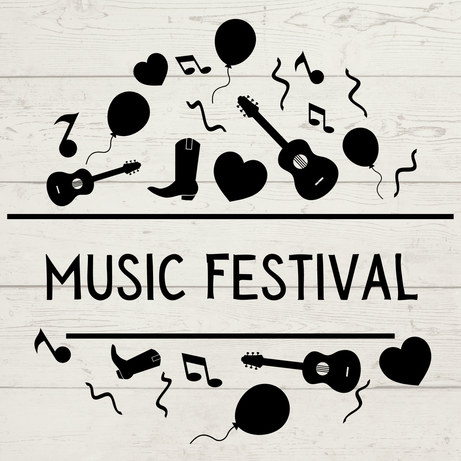 Music Festival Svg, Festival Clipart, Music Svg, Concert Svg, Band Svg ...