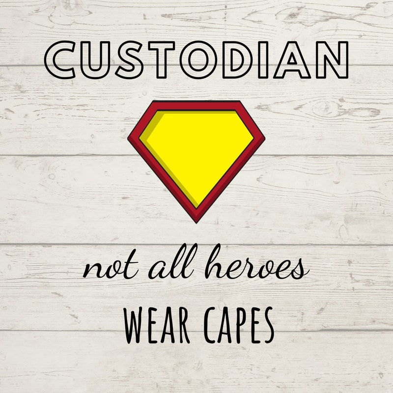 Custodian Clip Art - Etsy