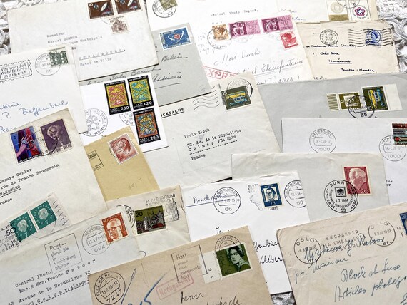 20 Envelopes of Western Europe Countries Before the Fall of | Etsy