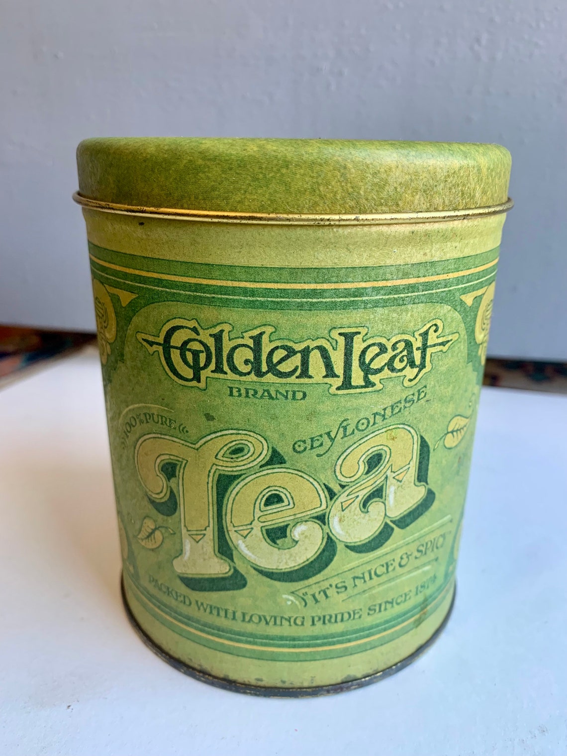 4 Vintage 1970s Ballonoff Tin Canister Dry Goods Flour Sugar Coffee Tea ...