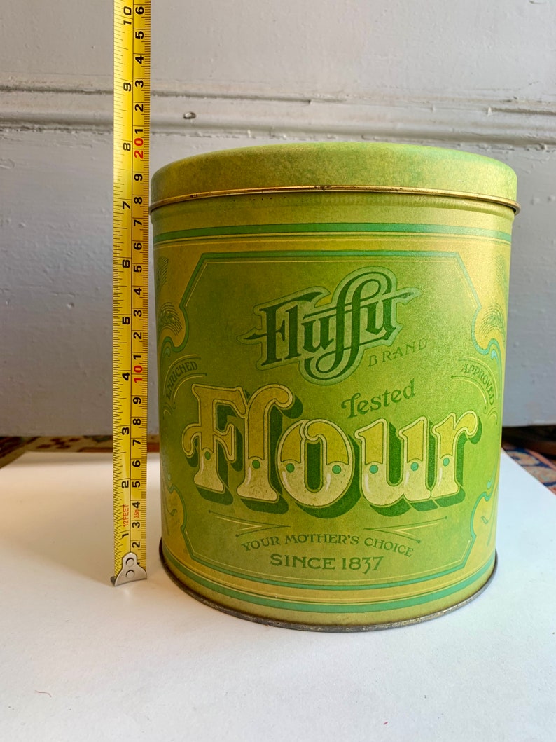 4 Vintage 1970s Ballonoff Tin Canister Dry Goods Flour Sugar Coffee Tea ...