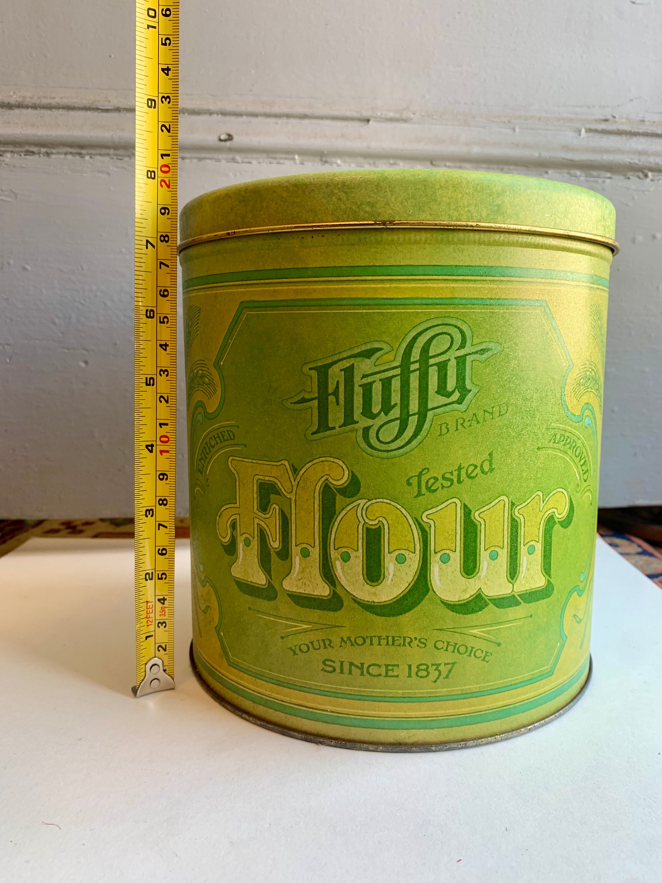 4 Vintage 1970s Ballonoff Tin Canister Dry Goods Flour Sugar Coffee Tea ...