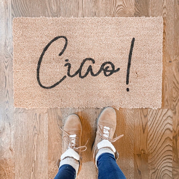 Ciao Doormat - Etsy