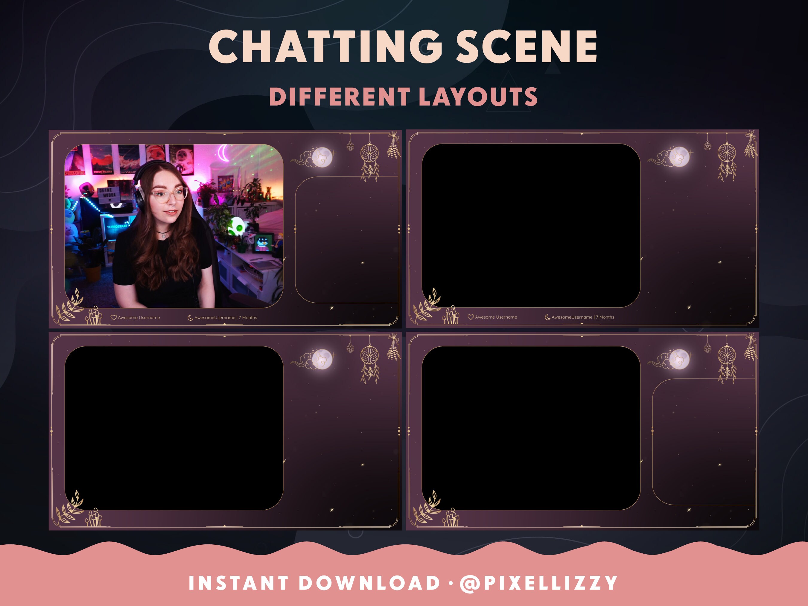 Twitch Overlay Paket Vtuber Englisch & Deutsch Animierte - Etsy Australia