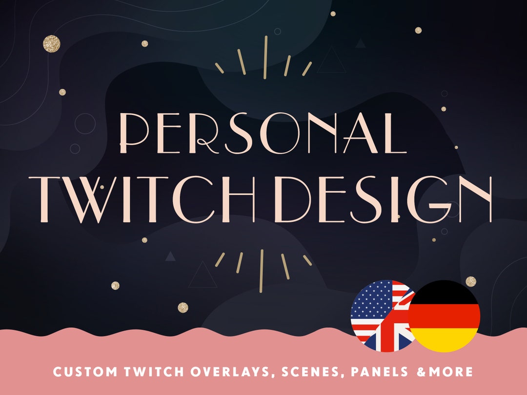 Custom Twitch Overlay Package | Twitch Design | Channel Design | Stream ...