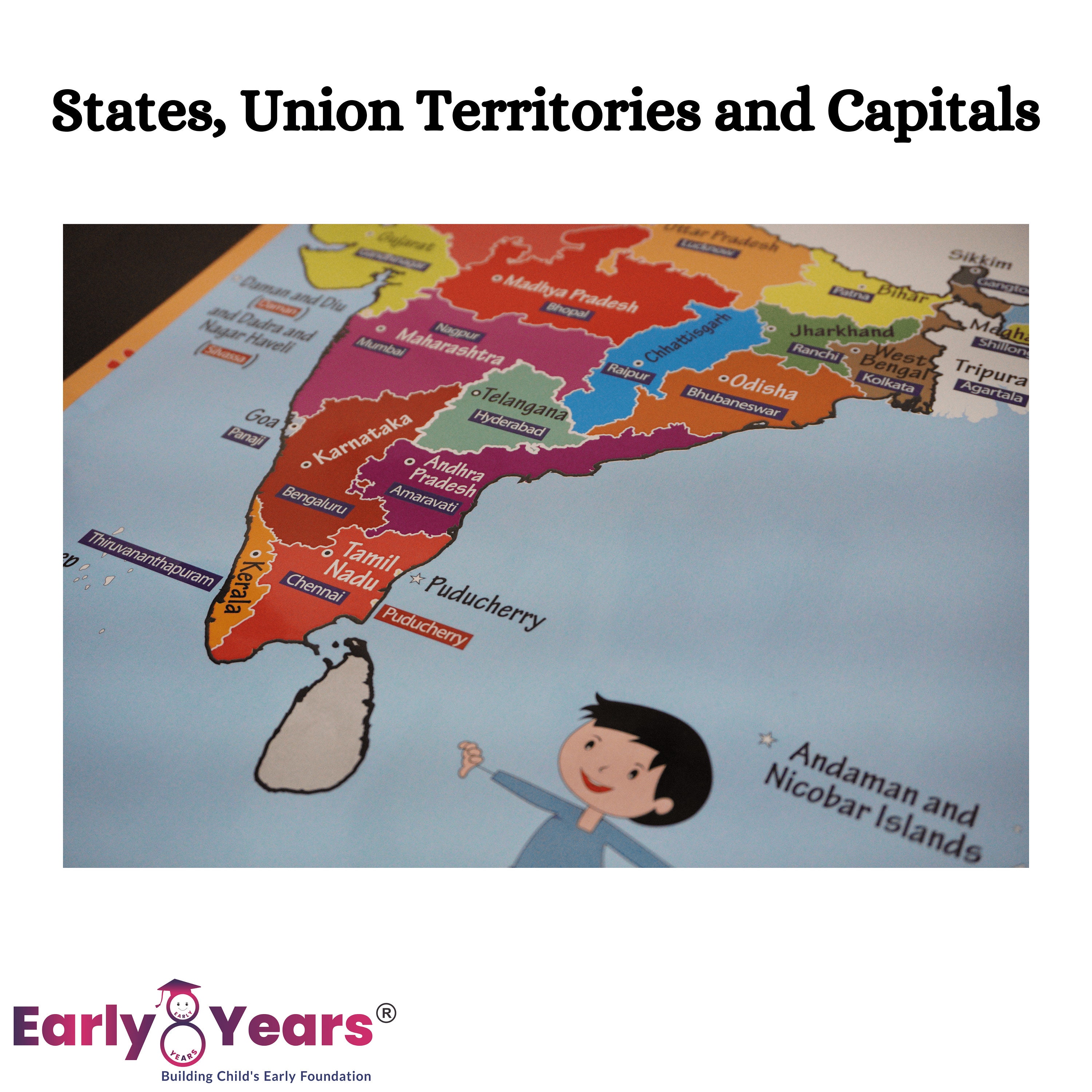 Map of India | Digital Download India Map | Printable Map of India ...