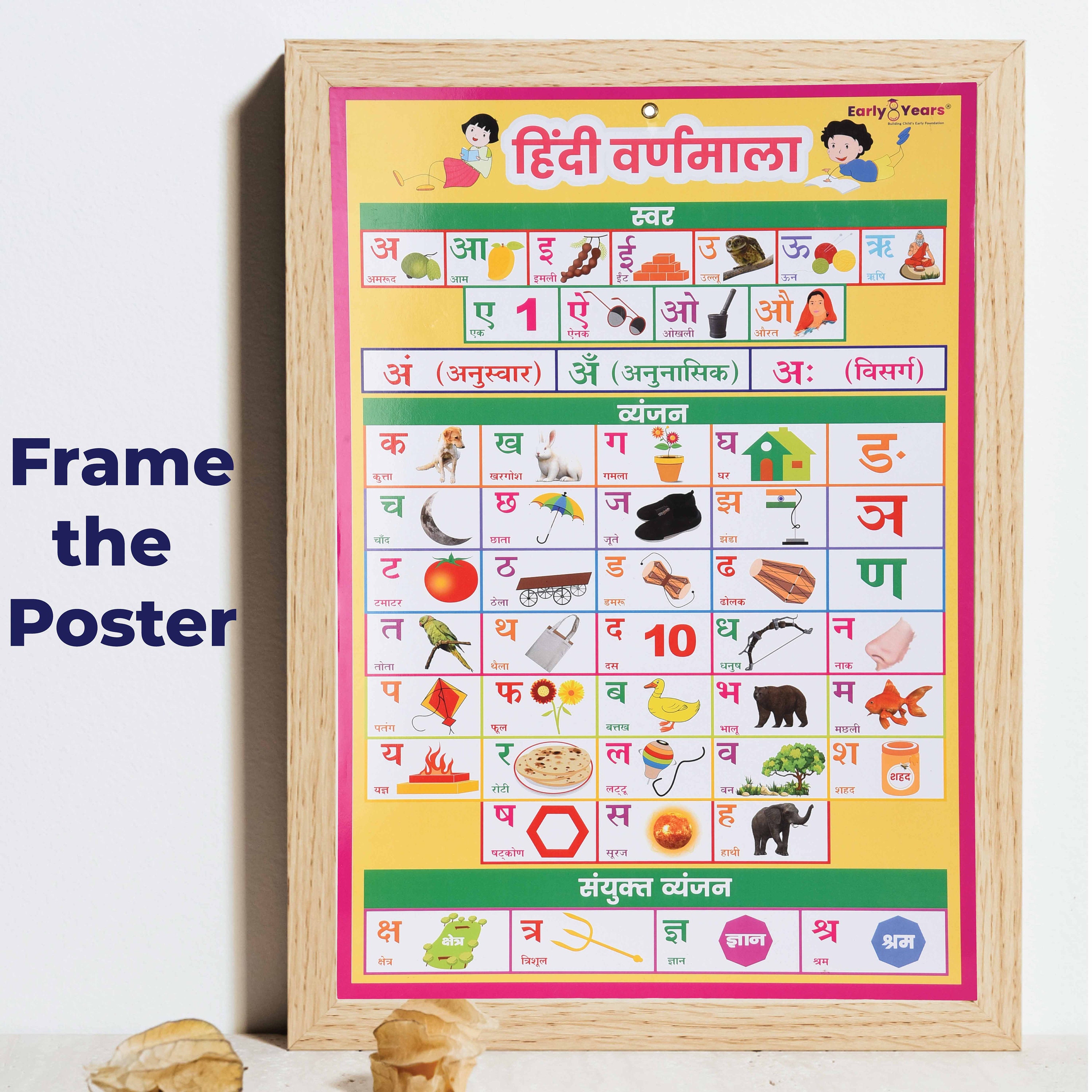Hindi Alphabet Wall Chart