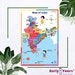 Map of India | Digital Download India Map | Printable Map of India ...