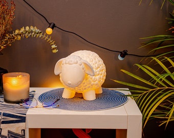 Sheep Design Lamp - Etsy