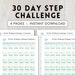 30 Day Step Challenge Tracker: Walking Activity (digital Download) - Etsy