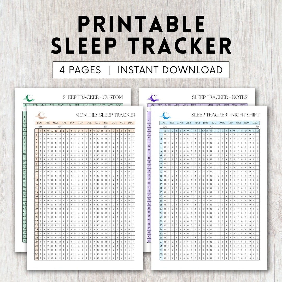 Sleep Journal for Habit Tracker Sleep Night Journal for Sleep Hygiene ...